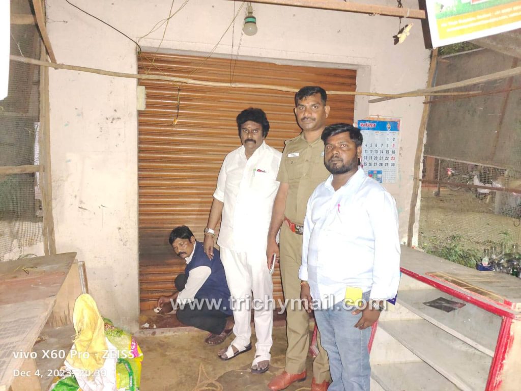குட்கா விற்பனை செய்த 2 கடைகளுக்கு சீல் – Trichy mail