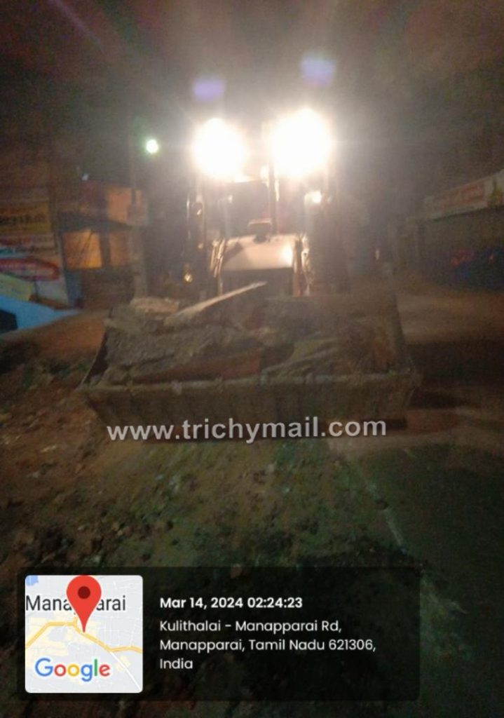 மணப்பாறையில் தோண்டப்பட்ட சாலைகள் சீரமைப்பு : திருச்சி மெயிலுக்கு நன்றி தெரிவித்த சி.பி.ஐ.(எம் ...